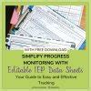 IEP Data Collection Sheets Your Guide To Easy And Effective Tracking Autism Classroom Resources