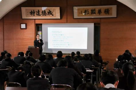 2年生就職講座「spi、適性検査などの就職試験について」 沼津中央高等学校