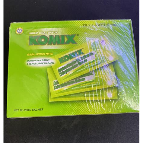 Jual Komix Jeruk Nipis 1 Box Isi 30 Shopee Indonesia