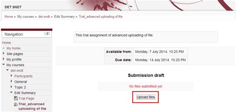 Adding Assignment In Moodle