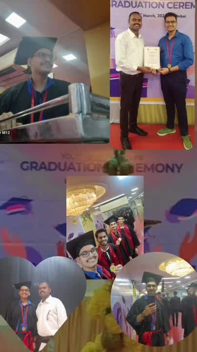 Video Aakash Vishwakarma On Linkedin Celebration Of Graduation Ceremony With My Most