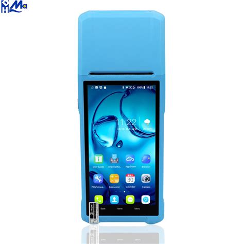 4g 5 5 Inch Wireless Handheld Smart Android Mobile Pos Terminal With Receipt Printer 4g 5 5