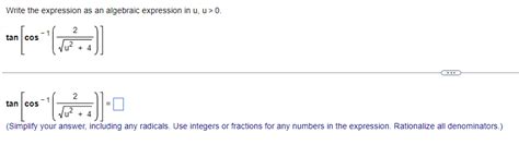Solved Write The Expression As An Algebraic Expression In Chegg