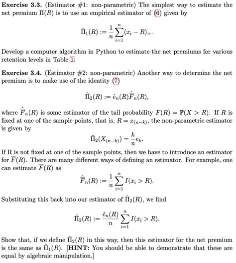 exercise 3 4 estimator 2 non parametric another