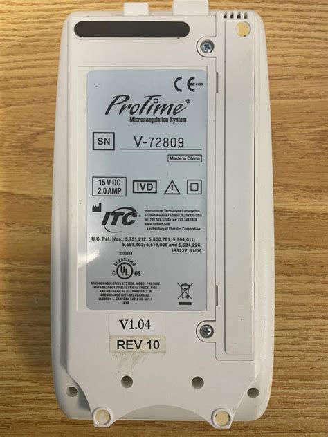 Itc Protime Microcoagulation System Keebomed