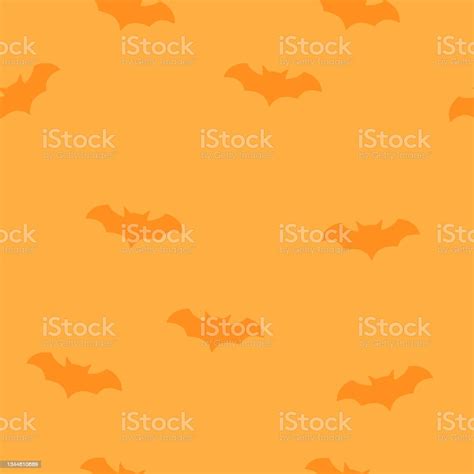 오렌지 배경 박쥐와 호박 할로윈 원활한 패터 무서운 벡터 일러스트레이션 배경 주제에 대한 스톡 벡터 아트 및 기타 이미지