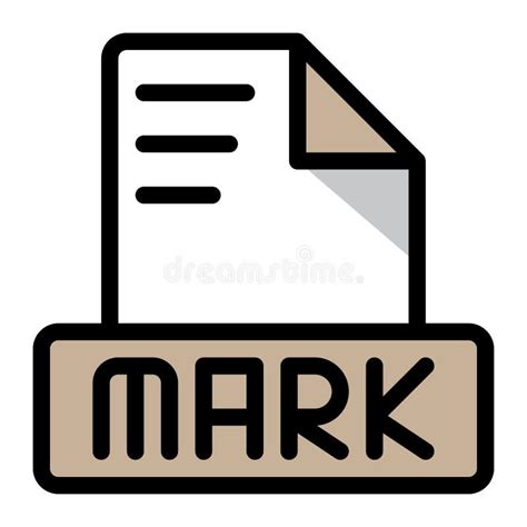markdawn file icon colorful style design document format text file