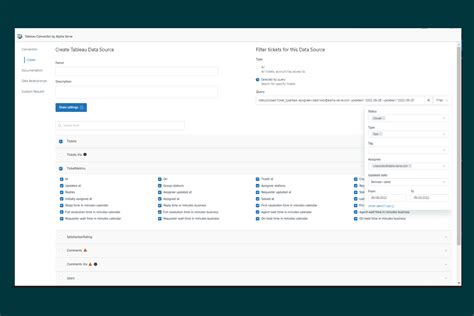 Tableau Connector For Zendesk Zendesk Tableau Integration App By Alpha Serve