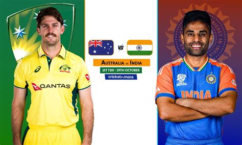 Australia Vs India 1st T20i Who Will Win Today Aus Vs Ind Match On