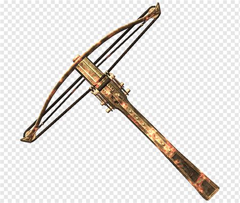 엘더 스크롤 V 스카이 림 던 가드 엘더 스크롤 V 스카이 림 드래곤 본 망각 석궁 무기 무기 비디오 게임 활 엘더 스크롤 Png Pngwing