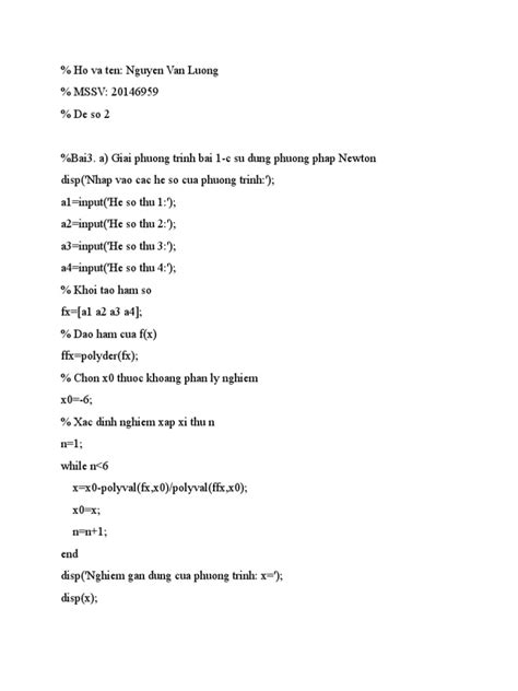 Solving Equations And Vector Functions In Matlab Pdf