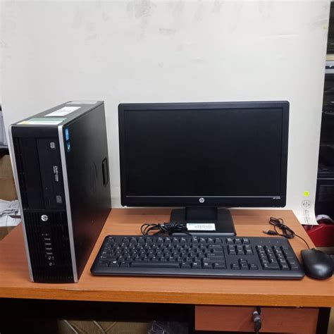 Jual Paket Komputer Cpu Pc Hp Destop Core I Ghz Gb Hdd Gb Like New Shopee
