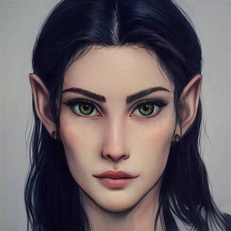 Hanna Wikborg Na Instagramie Portrait Of The Elf Arya From The Eragon Book Series This Is A