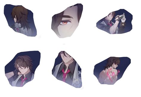 Утечка сплэш арт Авантюрина Ахерон Галлахера эйдолонов и световых конусов из Honkai Star