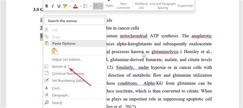 Microsoft Word Is Not Continuing Numbering How To Force It