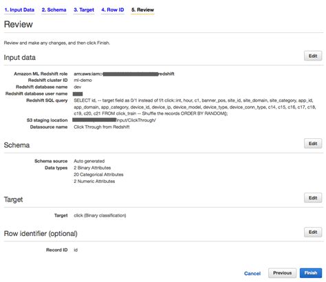 building a binary classification model with amazon machine learning and