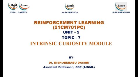Unit 5intrinsic Curiosity Module Youtube