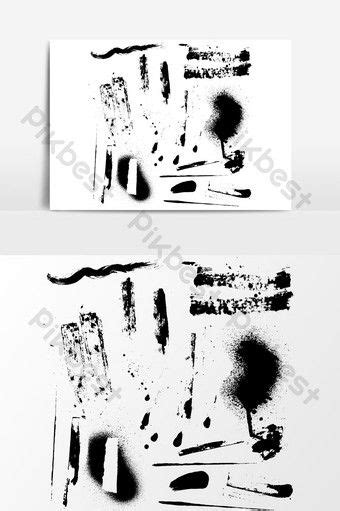 Black Brush Pattern Splash Texture Effect Element Png Images Psd Free Download Pikbest