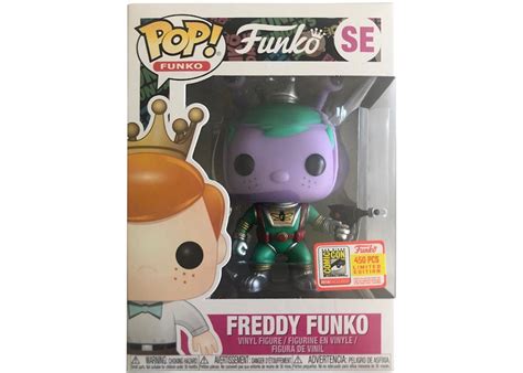 Funko Pop Freddy Funko Martian Sdcc Bobble Head Figure 10 Us