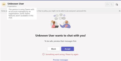 Fixing Microsoft Teams Chat Between Work And Personal Account Error