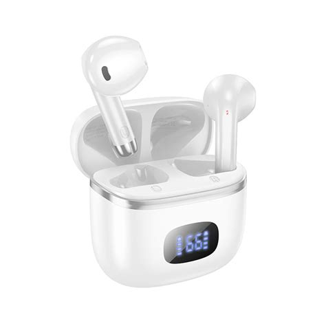 Hoco Eq True Wireless Earbuds Bluetooth White Cellpoint