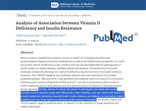Vitamin D Deficiency And Insulin Resistance The Sunlit Path To Better Strong Jaw Supplements