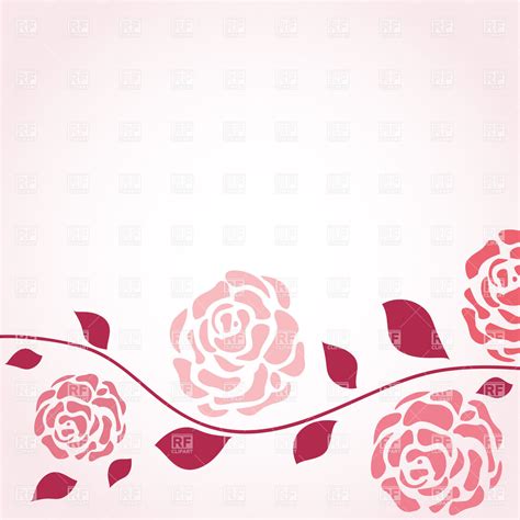 Rose Background Vector At Collection Of Rose