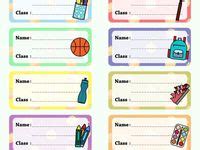 16 Notebook Labels Ideas Notebook Labels Babe Stickers Labels Name Tag Design