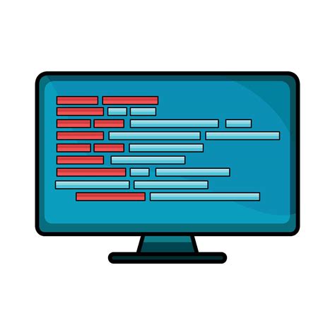 Illustration Of Coding Screen 55932177 Vector Art At Vecteezy