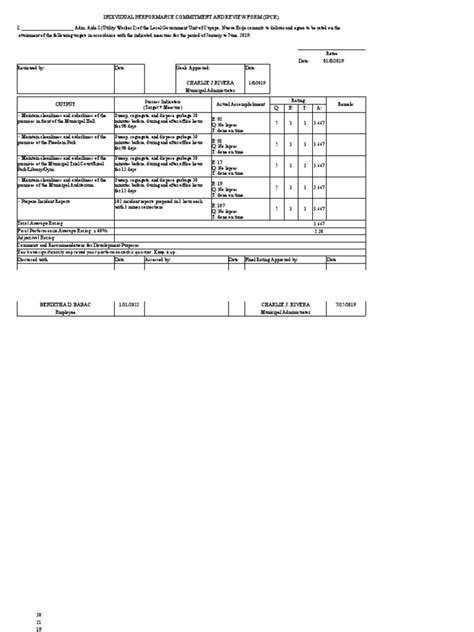 19 Ipcr Sample Jan June Pdf Leadership Leadership