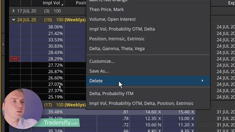 How To Customize Your Options Chain Columns In The Thinkorswim Platform Tradersfly