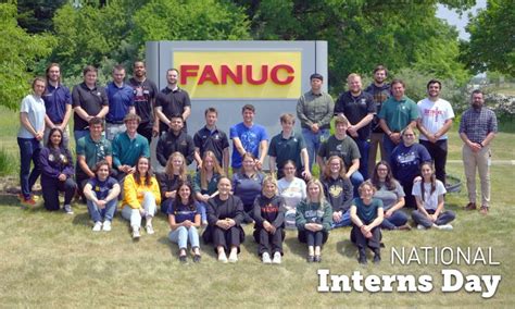 Fanuc America Corporation On Linkedin Nationalinternsday Internsday Automation Robotics
