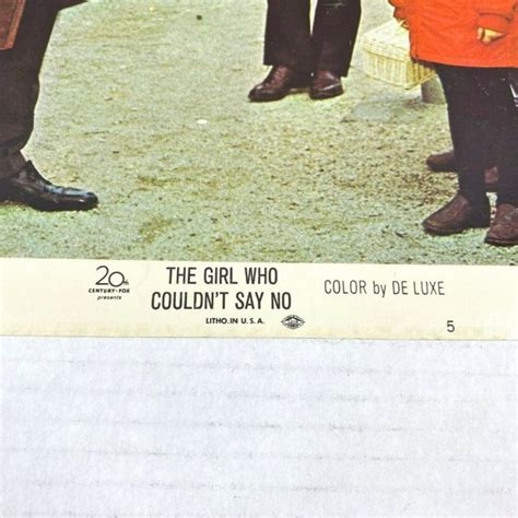 Art The Girl Who Couldnt Say No 1968 Lobby Card Movie Poster Virna