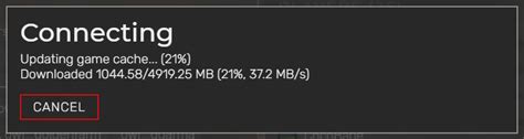 Stuck At Updating Game Cache For 1 Hour Any Solution R Redm
