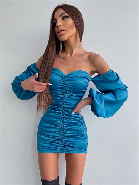 Атласна сукня з драпіруванням ціна 830 грн фото відгуки Pushka