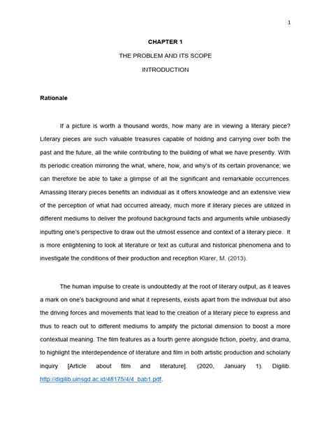 Chapter 1 Rationale Pdf Image Postcolonialism