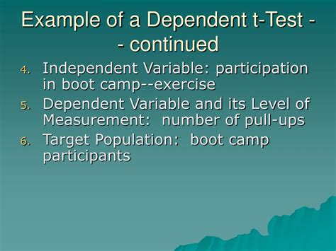PPT Dependent T Test PowerPoint Presentation Free Download ID