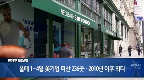 올해 기업 파산 236곳 Kbfd