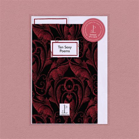 Ten Sexy Poems Candlestick Press Instead Of A Card Poetry Pamphlets