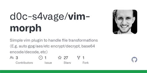 made a vim plugin vim morph to handle auto file transformations e g encrypt encode translate