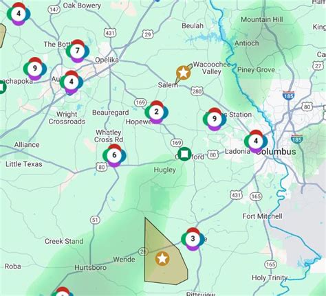 Power Outages Georgia And Alabama Experiences Multiple Outages During