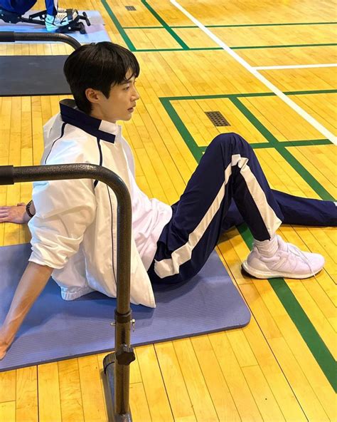 Portraits Of Byeon Woo Seok Behind The Scenes Of Lovely Runner Drama Realm