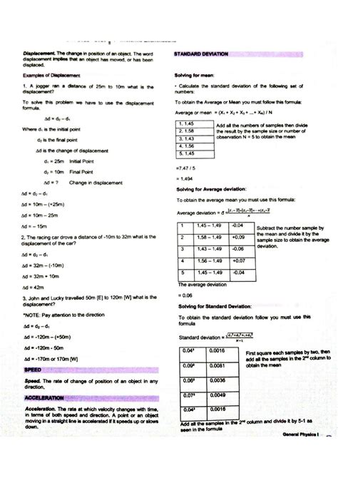 Solution General Physics 1 Reviewer Studypool