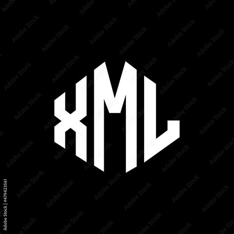 Xml Letter Logo Design With Polygon Shape Xml Polygon And Cube Shape Logo Design Xml Hexagon
