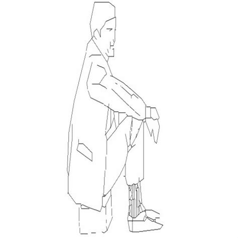 People And Human Autocad Dwg Blocks People Sitting Dwg