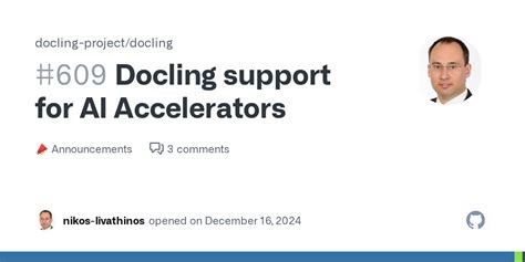 docling support for ai accelerators · docling project docling