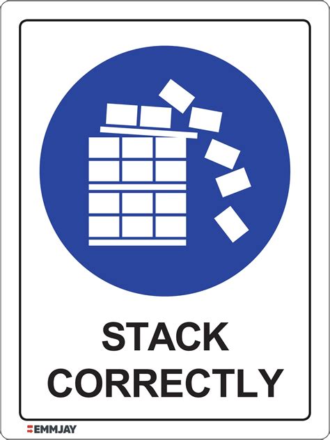 EGL 0366 Mandatory Stack Correctly Sign Emmjay Ltd
