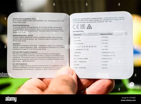 London UK Sep 28 2023 Use Restriction Of GSM LTE 3G 5G