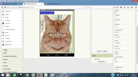 App Inventor Hola Gatito Curso App Inventor 2 Tutorial Español Android