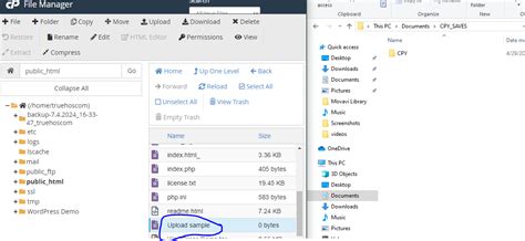 How To Upload Html File In Cpanel